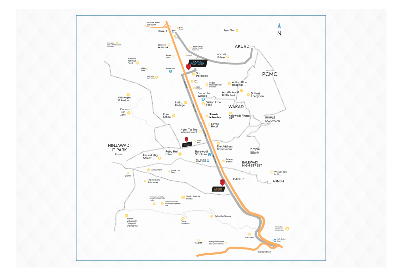 Rahul Downtown Tathawade – 2 & 3 BHK Premium Homes